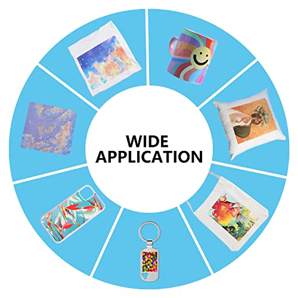 HTVRONT Sublimation Paper 8.5 x 11 Inches - 150 Sheets Excellent Ink Release Sublimation Transfer Paper for Tumblers, Mugs, T-shirts