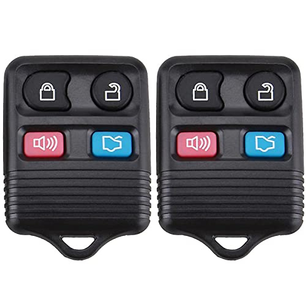 Keyless Entry Remote Control Car Key Fob for 1998-2014 Ford Mustang Focus Expedition Explorer 2001-2012 Ford Escape (CWTWB1U345 GQ43VT11T) Set of 2