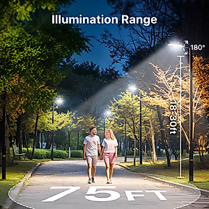 2Pack 200W LED Parking Lot Lighting 30000LM 5000K LED Pole Lights Outdoor with Dusk to Dawn, LED Parking Lot Lights Outdoor Pole Mount-𝟳𝗬𝗿𝘀 𝗪𝗮𝗿𝗿𝗮𝗻𝘁𝘆 (Coverage: 55~75Ft at Height:25~35Ft)