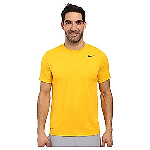 NIKE Men's Dry Legend 2 Tee, University Gold/Black/Black, Medium