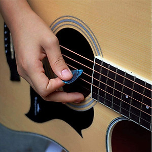 SKAEHP Celluloid Guitar Picks 20 Pack With Guitar Pick Box, 4 Thickness, Thin, Medium, Heavy & Extra Heavy, apply to Acoustic Guitar Electric Guitar Bass and Ukulele Guitar Picks（Christmas gift）