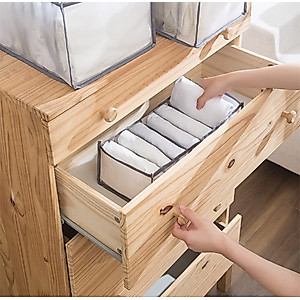 Ace Product Management Group 2Pcs Wardrobe Clothes Organizer Closet Organizers and Storage Baskets, PS Grey