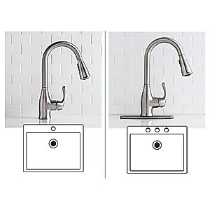 MOEN 87966SRS Kaden Single-handle Pull-down Sprayer Kitchen Faucet In Spot Resist Stainless Featuring Reflex