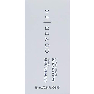Cover FX Makeup Foundation Gripping Primer, Tighten & Firm Skin Complexion - Travel Size, 0.5 Fl Oz
