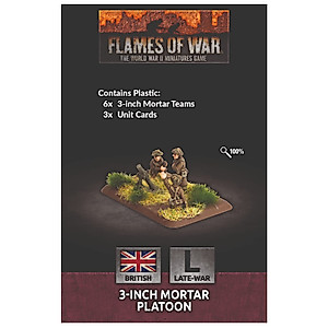 Flames of War Late War: British 3-Inch Mortar Platoon (BR729)