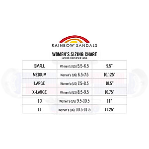 Rainbow Sandals Women's Single Layer Premier Leather Narrow Strap, Sierra Brown/Rainbow, Ladies X-Large / 8.5-9.5 B(M) US