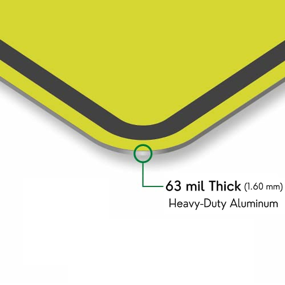 Deer Xing - 18 x 18 Deer Crossing Warning Sign - 3M High Intensity Prismatic Reflective Sheeting - A Real Sign - 10 Year 3M Warranty.