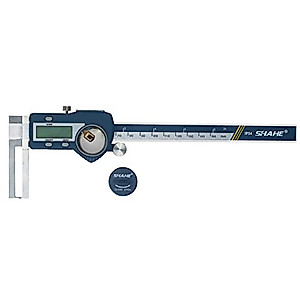SHAHE Electronic Inside Groove Caliper with Knife Edge, 8-150mm Range, 0.01mm Resolution,Accuracy ±0.04mm,Stainless Steel, Inch/Metric,Battery Included