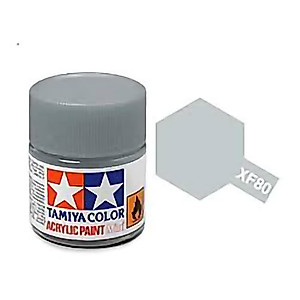 Tamiya Flat Acrylic Paint Mini 10ml Royal Light Grey XF80