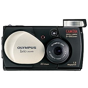 Olympus Camedia Brio D-150 1.3MP Digital Camera w/ 3x Optical Zoom