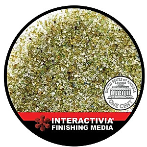 20-30 Grit (#25) Crushed Glass Abrasive - 19 lb or 8.6 kg - Blasting Abrasive Media (Course - Very Large) #25 Mesh - 940 to 559 Microns - for Blast Cabinets Or Sand Blasting Guns