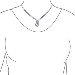 Geometric Choker V Shape Interlocking Balls Collar Statement Necklace For Women .925 Silver Sterling