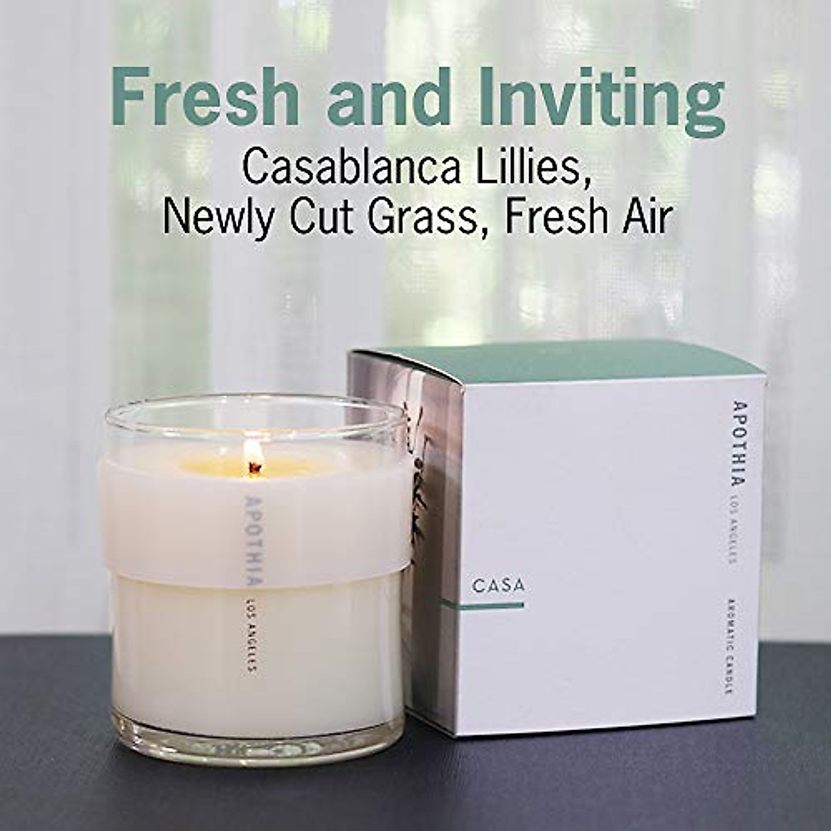 APOTHIA Candle, CASA Fresh Casablanca Lilies