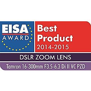 Tamron 16-300mm f/3.5-6.3 Di II VC PZD Macro Lens for Canon Camera (Model B016E) - International Version (No Warranty)
