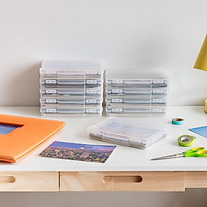 IRIS USA, Inc. 585161 KP-PC57 IRIS Photo and Embellishment Keeper, 5" x 7" (Photo Size), Clear, Pack of 10