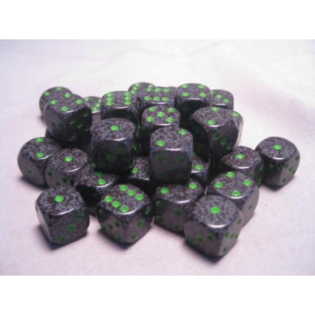 DND Dice Set-Chessex D&D Dice-12mm Speckled Earth Plastic Polyhedral Dice Set-Dungeons and Dragons Dice Includes 36 Dice – D6 (CHX25910)