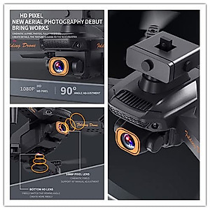 Mini Drone With Dual 1080P HD FPV Camera Remote Control Toys Gifts for Boys Girls with Altitude Hold, Headless Mode, Remote Control Toys Gifts 39 Mins Flight Time, One Key Start Speed Adjustment