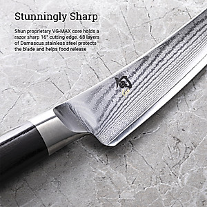 Shun Cutlery Classic Boning & Fillet Knife 6”, Easily Glides Through Meat and Fish, Authentic, Handcrafted Japanese Boning, Fillet and Trimming Knife