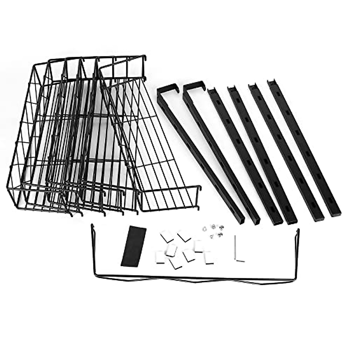 PilavAloo 6-Tier Over the Door Pantry Organizer with Hooks, Adjustable Hanging Door Spice Rack, Hanging Door Shelf for Canned Goods Storage or Bedroom Bathroom Beauty Supplies Organizing