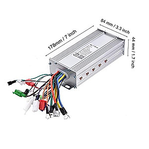 Dilwe E-Bike Controller, Brushless Controller 36V/48V 1000W Electric High Brushless Speed Controller for Electric Bike Scooter
