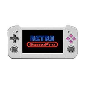 RG505 Handheld Game Console with Android 12, 5.94-inch OLED Touch Screen, Unisoc Tiger T618, Built-in 128G TF Card Have 3170+ Games (RG505 Gray)
