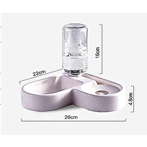 Refilling Water Bowl for Small Pets Food and Water Feeder Cats Dogs Rabbits