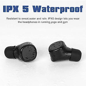 UrbanX X7 Sports Wireless Earbuds 5.0 IPX5 Waterproof Touch Control True Wireless Earbuds with Mic Earphones in-Ear Deep Bass Built-in Mic Bluetooth Headphones for Xiaomi Redmi Note 10S