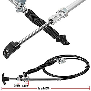 AM132704 Snowblower Remote Spout Cap Push Pull Control Cable Fit for John Deere Snow Thrower, Tractors, Snow Blower GX, LX, GT, 100 Series 245 260 265 285 335 345 425 445 455 X565 X475 X720 X724