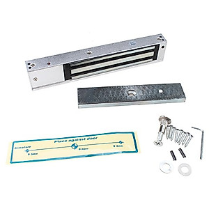 AGPTEK RFID Door Access Control System Kit, Home Security System with 280kg 620LB Electric Magnetic Lock 110-240V AC to 12v DC 3A 36w Power Supply Proximity Door Entry keypad 10 Key Fobs EXIT Button
