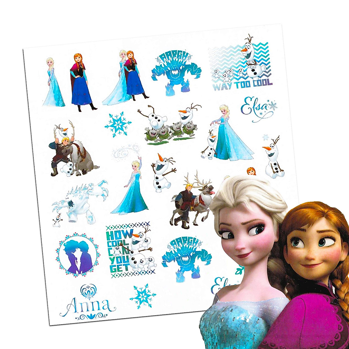 Disney Tattoos Party Favors Mega Assortment ~ Bundle Includes 7 Disney Favorites Temporary Tattoo Packs Featuring Disney Princess, Toy Story, Frozen, Cars, Lion King and More (Over 175 Tattoos!)