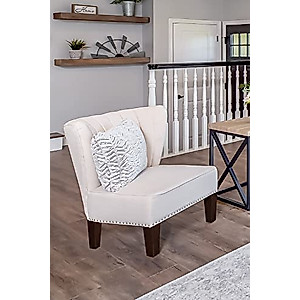 6 Inch Wooden Sofa Legs Set of 4, Brown Square Wood Furniture Feet Couch Legs, Mid Century Modern Dresser Replacement Feet for Chair Cabinet Armchair Recliner Table Or Home DIY Projects Bun Feet