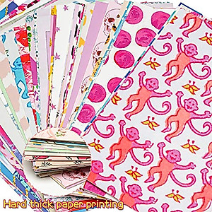 ECTY 50PCS Preppy Aesthetic Pictures Wall Collage Kit, Retro Style Photo Collections Collage Dorm Decorations for Teens and Young Adults, Wall Prints Kit, Small Posters for Room Bedroom Aesthetic