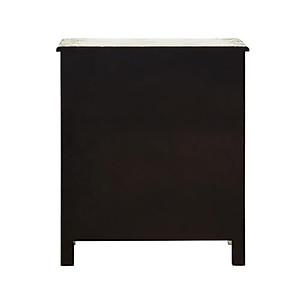 Powell Furniture 990-332 Parcel 2-Door 2-Drawer Console, White 30" L x 13.75" W x 25.5" H