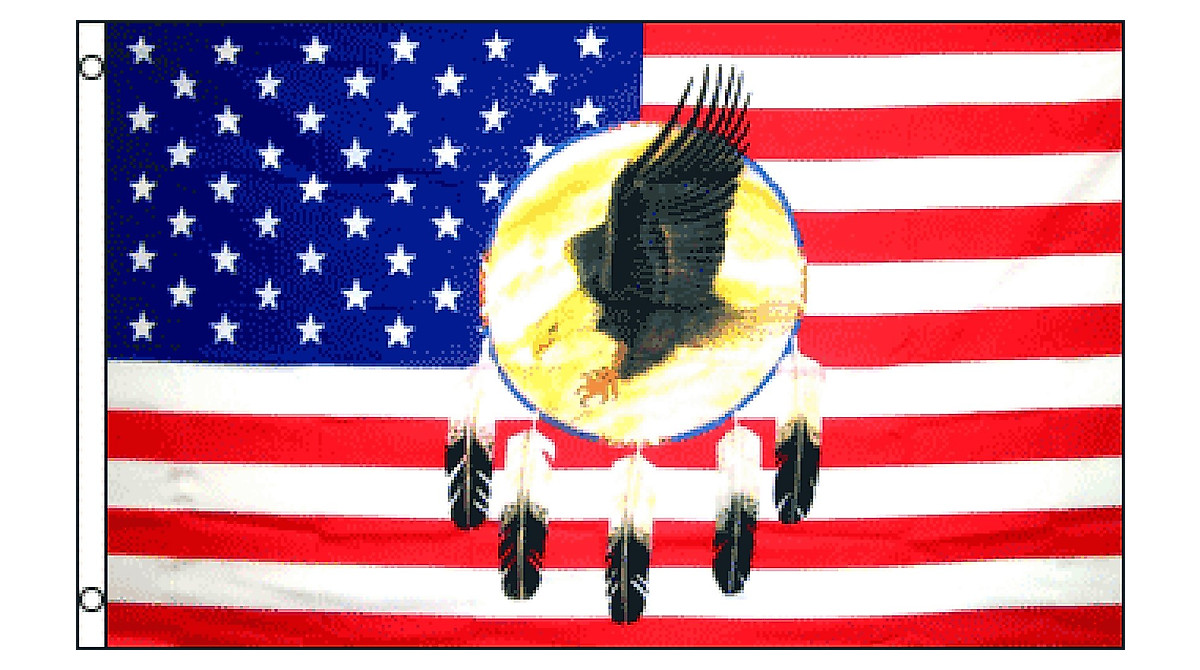 Buy USA Dream Catcher Flag 3x5ft Poly - Vivid & Durable
