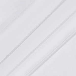 Eclipse Kiara Modern Sheer Voile Light Filtering Grommet Window Curtains for Bedroom (2 Panels), 54 in x 84 in, White