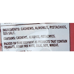 Back to Nature Premium Nut Mix - Cashew, Almond & Pistachio Blend, Dry Roasted with Sea Salt, Non-GMO High Protein Snacks, 9 Ounce