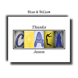 Thank you Wrestling Coaches Gift, Wrestling Team Gifts, Players can SIGN the white area of the 8x10 OR 11x14 photo print