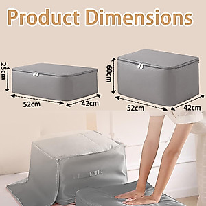 Ultra Space Saving Self Compression Organizer, 2024 New Heavy Duty Moving Organizer Bags, Clothes Compression Bag with Zipper for Comforters,Blankets,Bedding,Clothes(Grey, X-Large)