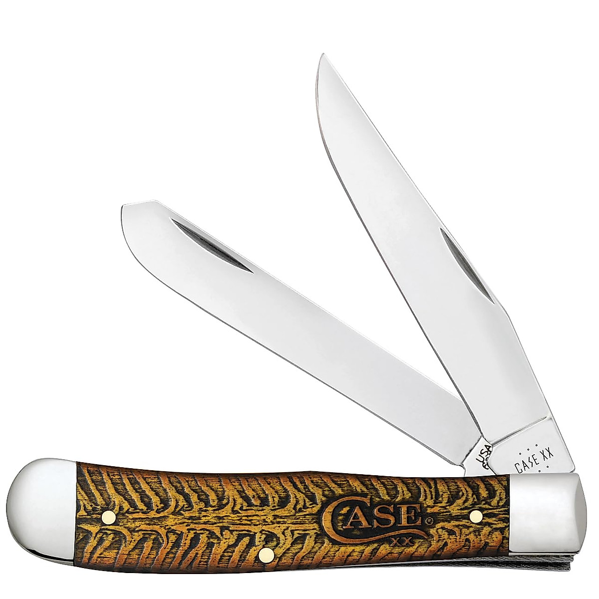 Case XX Knives Trapper Golden Pinecone 81800 Stainless Steel Pocket Knife