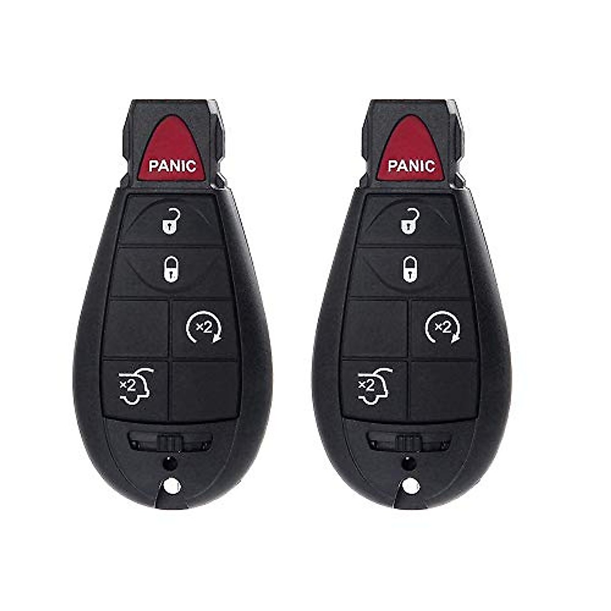 5 Button Key Fob Compatible for Jeep Grand Cherokee 2008-2010,Jeep Commander 2008-2010 (New Keyless Keyless Entry Remote Key Fob Replacement M3N5WY783X IYZ-C01C
