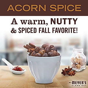 Mrs. Meyer's Soy Aromatherapy Candle, 35 Hour Burn Time, Made with Soy Wax and Essential Oils, Limited Edition Acorn Spice, 7.2 oz - Pack of 2