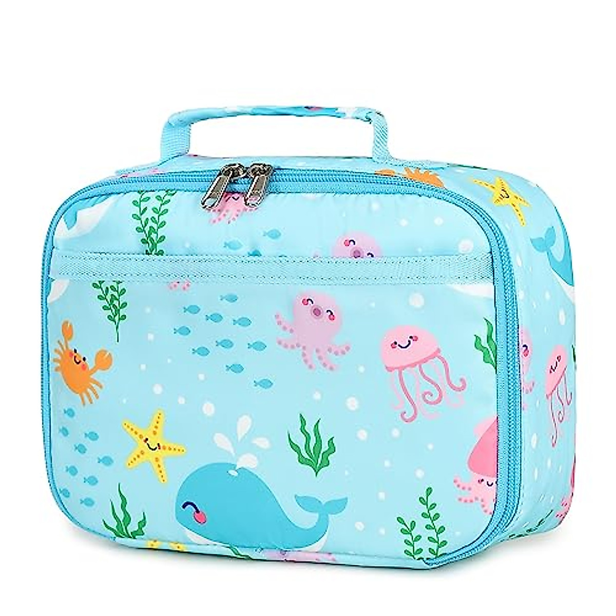 CAMTOP Backpack for Kids Girls Boys Preschool Backpacks with Lunch Box Toddle Kindergarten BookBag Set for Age 3-8 (Ocean World)