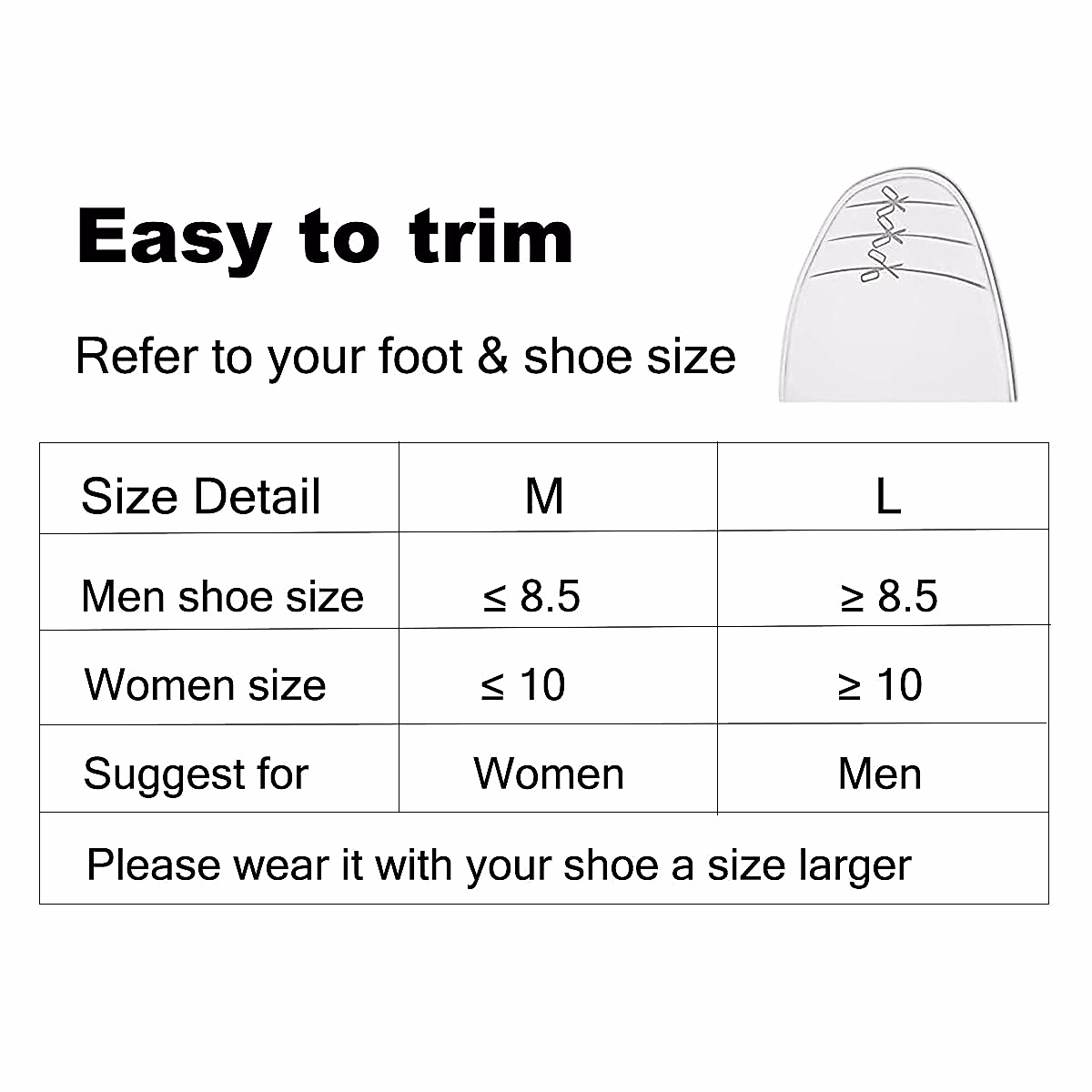 Furlove Medical AFO Foot Drop Brace Ankle Foot Orthosis - AFO Drop Foot Orthosis for Men & Women Stroke, MS, Hemiplegia Foot Drop, assist Walking Easier and Better (Large, Left)