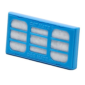 Cat Mate 6-Pack Replacement Fountain Filter Cartridges (Compatible with all Cat Mate / Dog Mate Fountains)