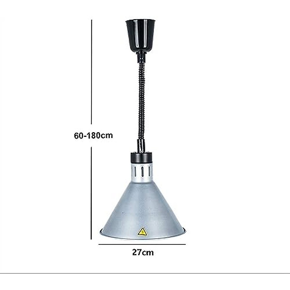 LINKANRUO Food Heat Lamp Commercial, Food Hanging Heating Insulation Lamp Buffet Insulation Lamp Potato Strips Barbecue Heating Lamp Insulation Station Lamps