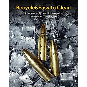 Gifts for Men Dad, Whiskey Stones Valentines Day Father Day Unique Anniversary Birthday Ideas Gift, Boyfriend Husband Grandpa Stainless Steel Ice Cubes, Christmas Stocking Stuffers, Cool Funny Gadgets