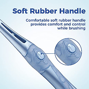 Oralphi Smiling Guardian Toothbrush - Medium Bristles for Adults, 6 Count