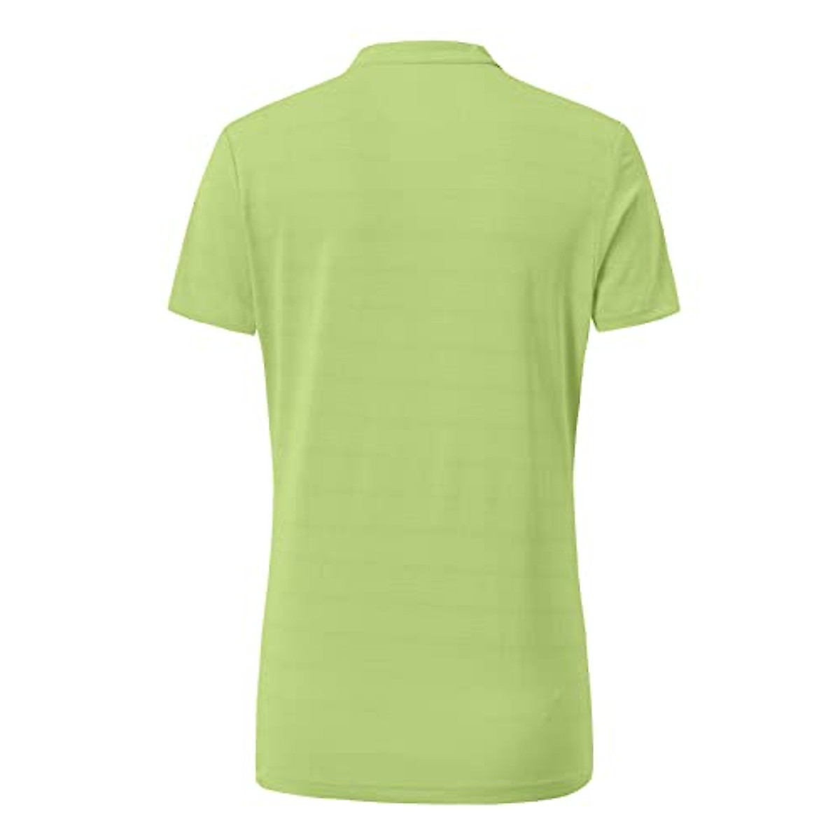 BASUDAM Women's Golf Polo Shirts V-Neck Short Sleeve Collarless Tennis Running T-Shirts Quick Dry Light Green XL