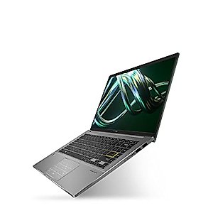 ASUS VivoBook S14 S435 Thin and Light Laptop, 14” FHD Display, Intel Evo platform, i7-1165G7 CPU, 8GB LPDDR4X RAM, 512GB PCIe SSD, Thunderbolt 4, AI noise-cancellation, Deep Green, S435EA-BH71-GR