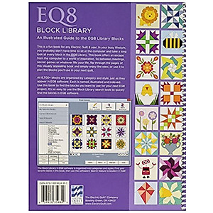 Electric Quilt EQ8 Block Library Book, Duneach